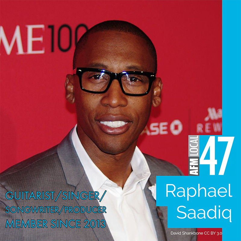 #AFM47 Member Spotlight: Raphael Saadiq | 47 Blog | AFM Local 47
