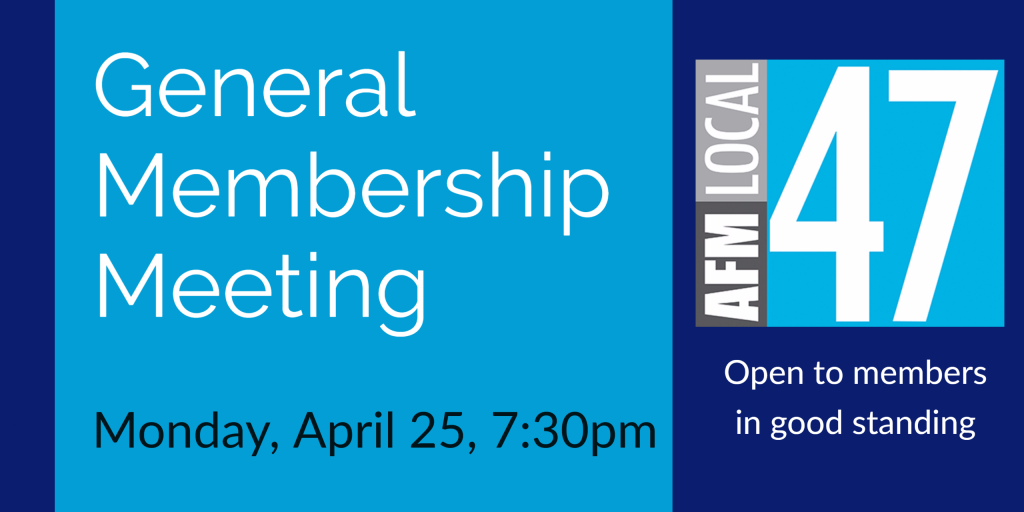 47 Blog | AFM Local 47
