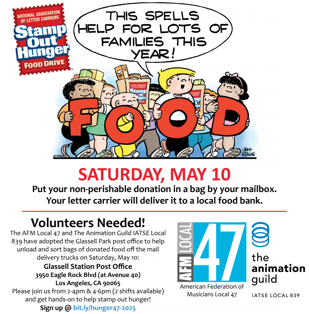 Letter Carriers’ 2025 Food Drive: Help “Stamp Out Hunger”! | 47 Blog ...