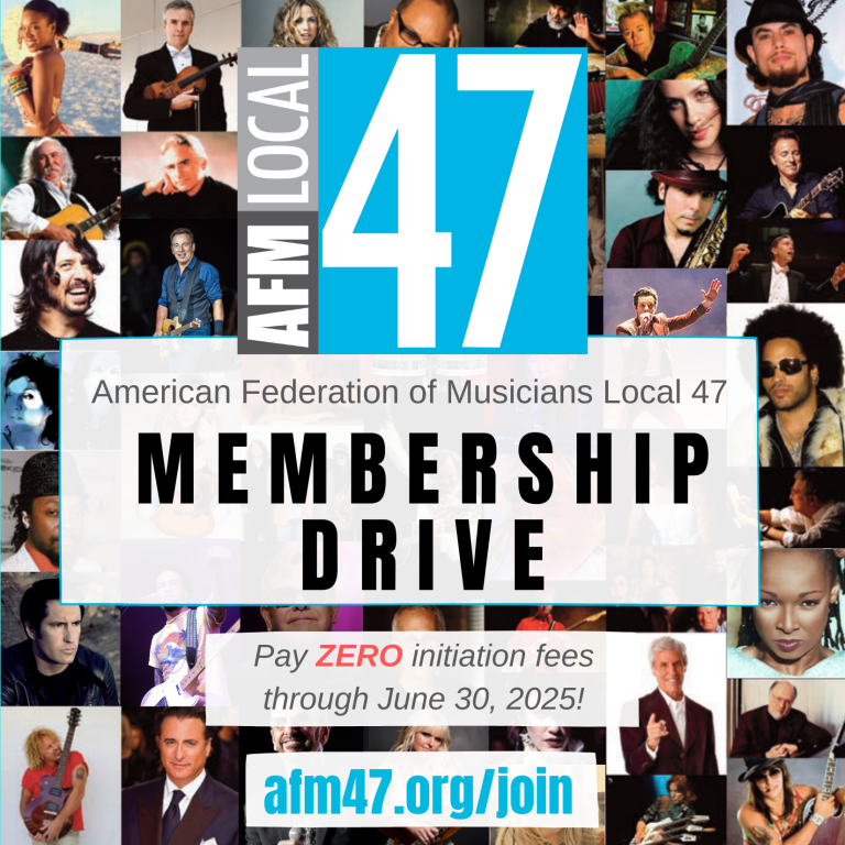 2025 Spring Membership Drive | 47 Blog | AFM Local 47