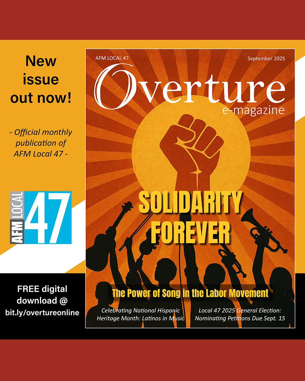 September 2025 Overture Online: The Power of Song in the Labor Movement ...